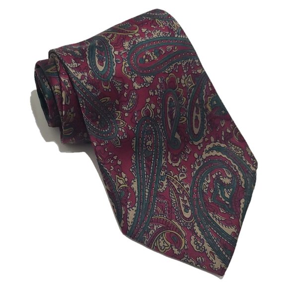 Isaco | Accessories | Isaco Mens Tie Red Amoeba | Poshmark